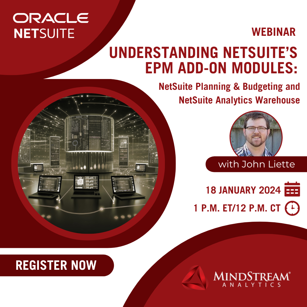 Registration -Understanding NetSuite’s EPM Add-on Modules: NetSuite Planning & Budgeting and ...